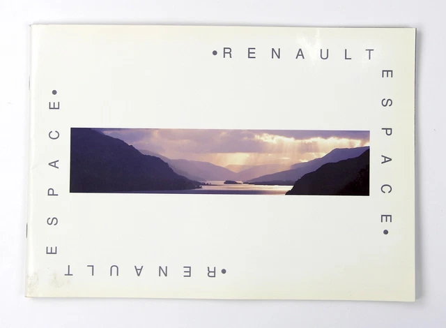 RENAULT ESPACE - Catalogo - Depliant - Brochure Originale Auto Renault ...