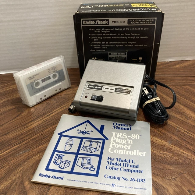 RADIO SHACK TRS-80 Color Computer Plug 'n Power Controller 26.1162 w ...