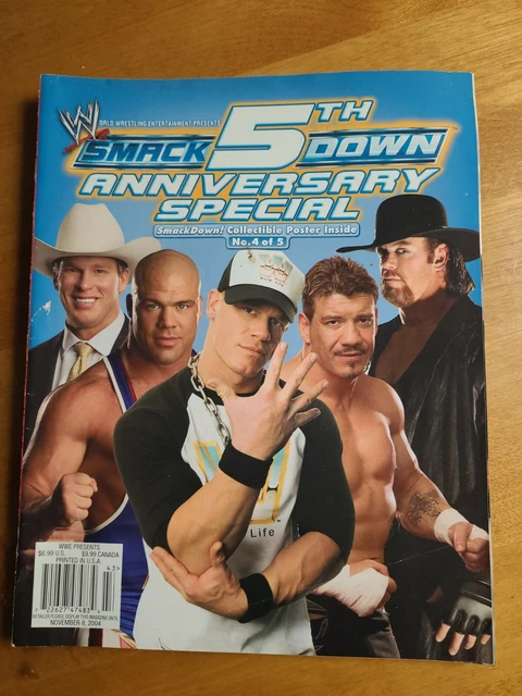 WWE WORLD WRESTLING Magazine 5th Smack Down November 2004 John Cena ...