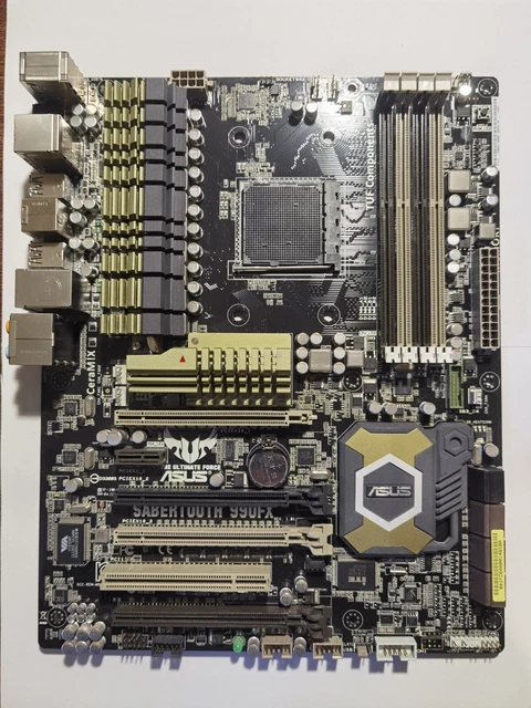 ASUS SABERTOOTH 990FX AMD 990FX ATX DDR3 AM3+ 4 x PCI-E x16 Slots ...