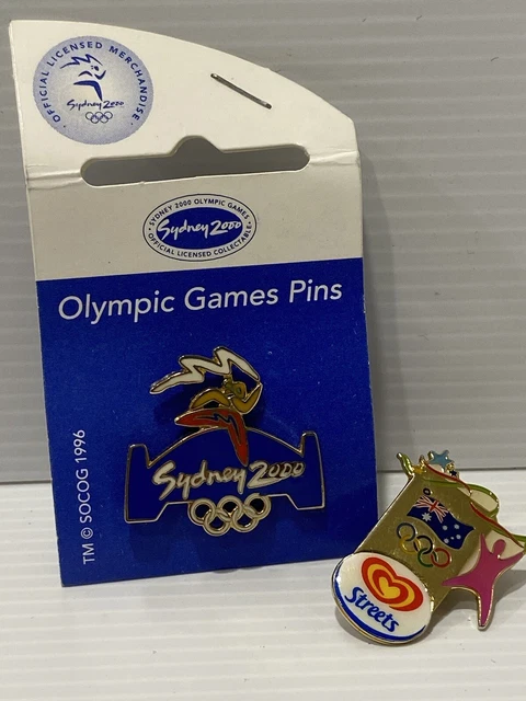 SYDNEY 2000 OLYMPICS Collectible Pins Streets Harbor Bridge On Card $34 ...