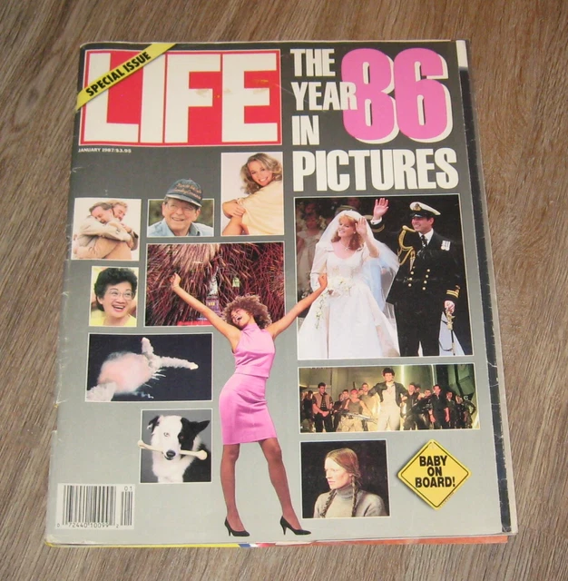 LIFE 1986 MAGAZINE Whitney Houston JEFF GOLDBLUM Sigourney Weaver ...