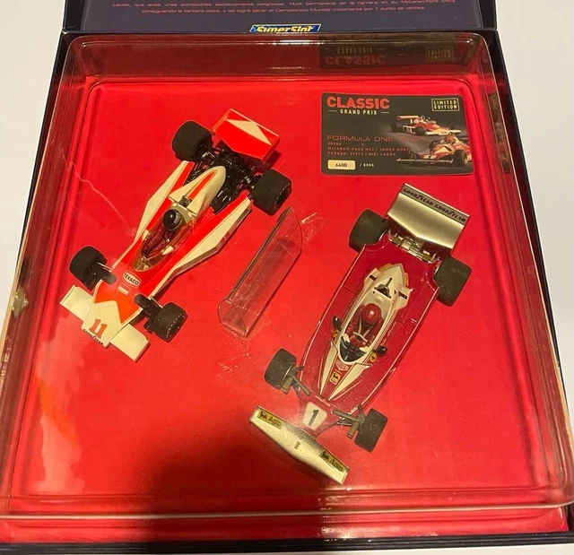 SCALEXTRIC LIMITED EDITION F1 Box Set 1976 James Hunt Niki Lauda C2558A ...