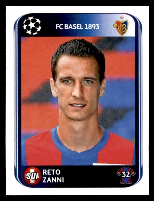 PANINI CHAMPIONS LEAGUE 2010-2011 Reto Zanni FC Bâle 1893 N° 317 EUR 1 ...