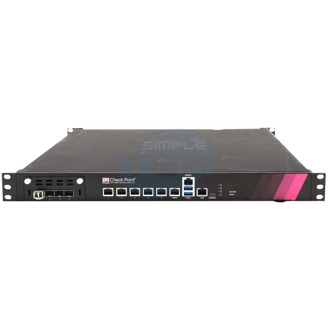 CHECK POINT 5200 Firewall Rack 1u Appliance 5 Ports Ethernet Lan ...
