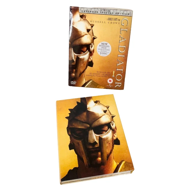 GLADIATOR DVD 3 Discs - Special Extended Edition - hours of bonus material £3.00 - PicClick UK