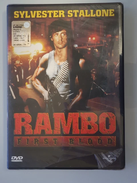 DVD SEALED RAMBO FIRST BLOOD con SYLVESTER STALLONE EUR 14,90 - PicClick IT
