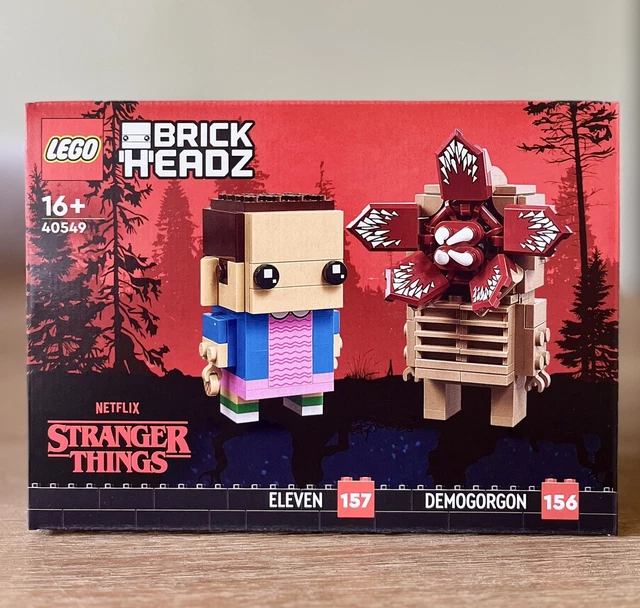 LEGO BRICKHEADZ 40549 Demogorgon & Eleven Stranger Things *Seal Moved ...