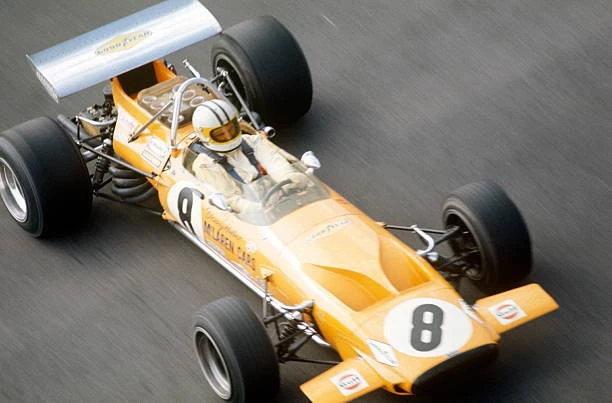 DENNY HULME IN A Mclaren Cosworth M19A Monaco Gp 1971 Old Photo $9.00 ...