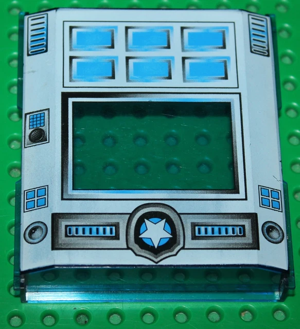 LEGO PANEL 2X8X8 with Police Star Pattern ref 30650pb04/set 4611 Police ...