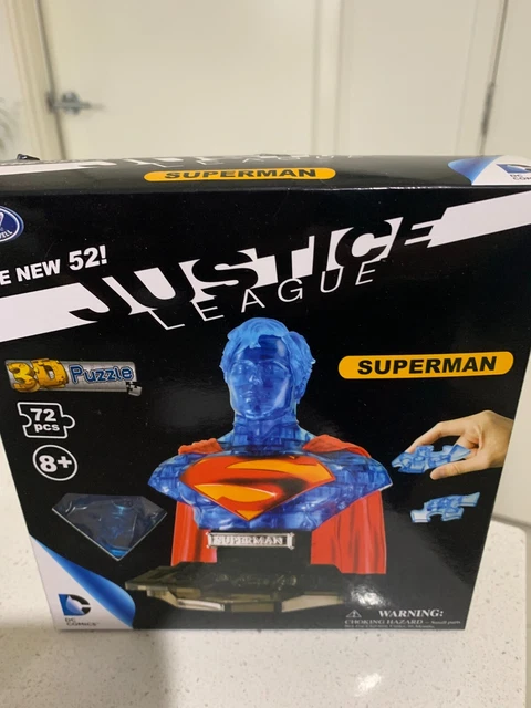 DC COMICS SUPERMAN 3D Puzzle Justice League 72pcs 8+ The New 52 EUR 21 ...