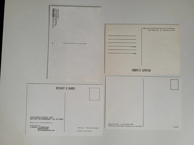 RARE VINTAGE POLITICAL Postcards Of Margaret Thatcher Former Pm Non ...