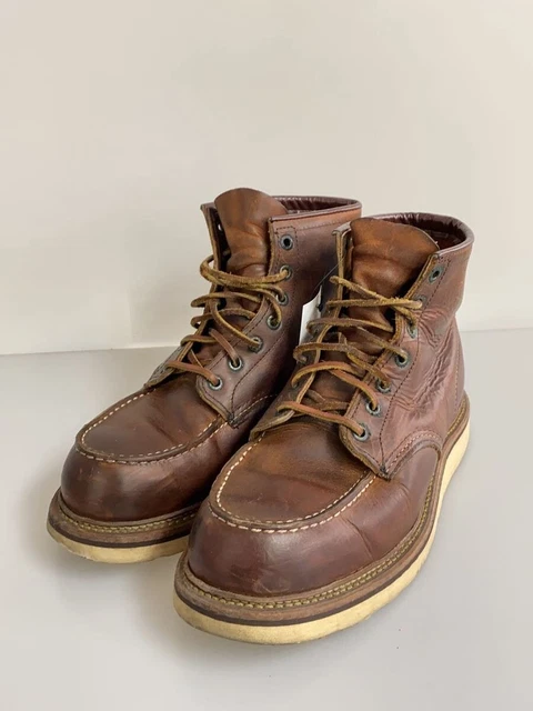 RED WING LACE-UP Boots 6 Inch Classic Mock Toe/27Cm/Brw 2510 £355.10 ...