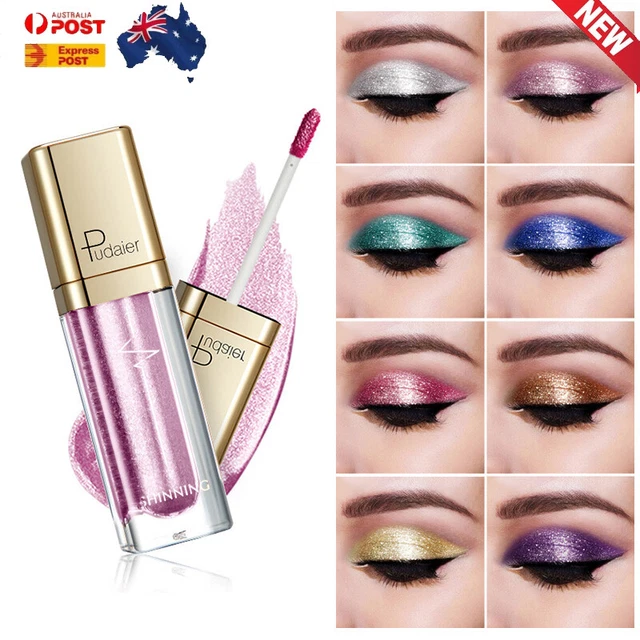 FARD À PAUPIÈRES Liquide Nacré Fard À Paupières Diamant Scintillant ...