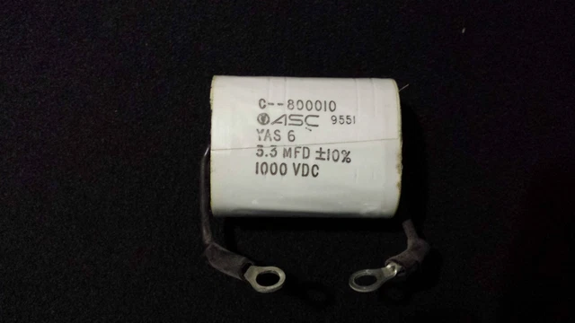 ASC C--800010 CAPACITOR C800010 YAS 6 1000v 3.3uf (Lot of 2 pieces) £17 ...
