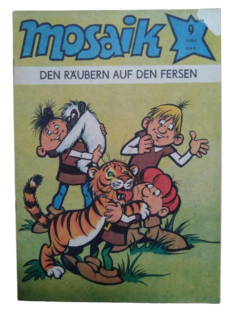 MOSAIK COMIC DEN Räubern auf den Fersen Heft 9 1984 Taschenbuch Deutsch ...