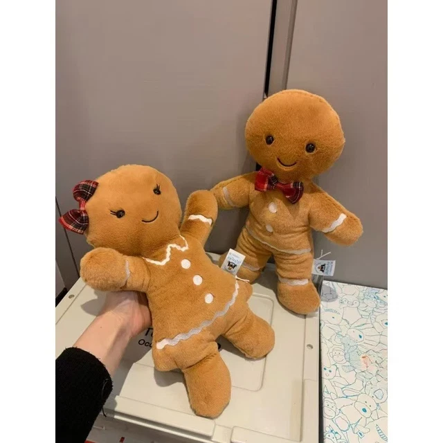 JELLYCAT'S GINGERBREAD FRED/RUBY: Cute, Authentic 35CM Plush Christmas ...
