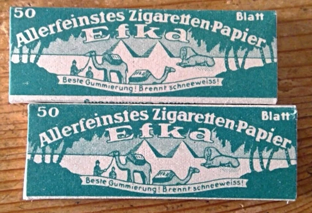 GERMAN WW2 TWO Full Packets of 50 Cigarette Papers £4.75 - PicClick UK
