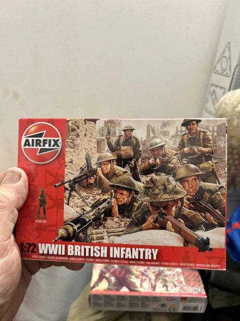 AIRFIX A01763 WWII British Infantry 1:72 Scale Plastic Figures NEW £11. ...
