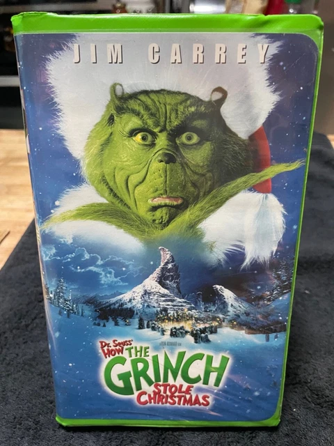 HOW THE GRINCH Stole Christmas (VHS 2000) Jim Carrey Clamshell Case £4. ...