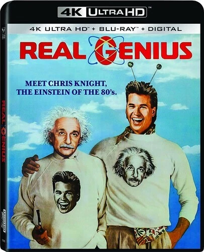 REAL GENIUS [NEW 4K UHD Blu-ray] Ltd Ed, With Blu-Ray, 4K Mastering ...