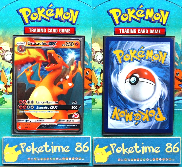 POKÉMON SL DESTINÉES Occultes, DRACAUFEU GX, Ultra rare 9/68, très bon ...