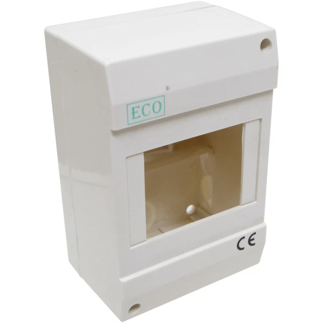 4 MODULE DIN Rail Enclosure Plastic Empty for Transformer Timer Circuit ...