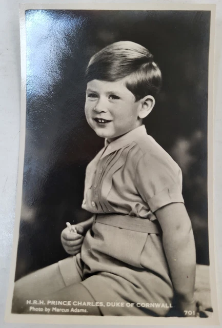 C 1954 RPPC Principe Charles Duca Di Cornwall Re Charles Iii M Adams ...