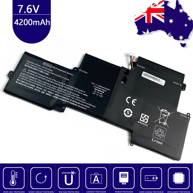 BR04XL BATTERY FR HP EliteBook Folio 1020 G1 M0D62PA 1040 G2 M0D62P ...