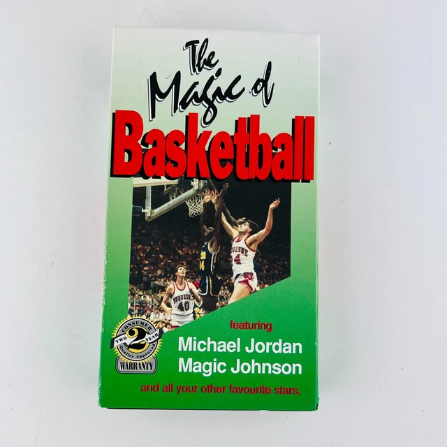 THE MAGIC OF Basketball VHS Video Tape Michael Jordan, Magic Johnson ...