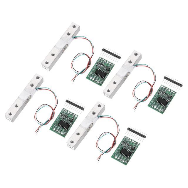 4 SET DIGITAL Load Cell Weight Sensor 20KG + HX711 Module Weighing ...