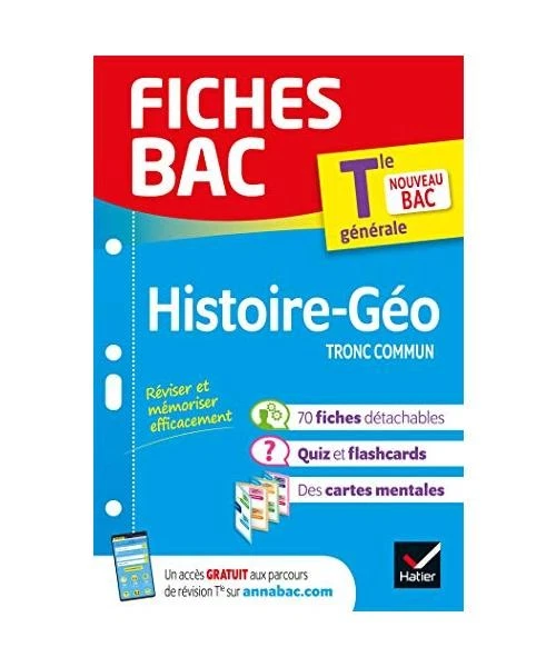FICHES BAC HISTOIRE-GÉOGRAPHIE Tle - Bac 2024: nouveau programme de Terminale, EUR 8,69 ...