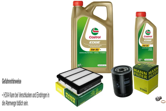 MANN-FILTER INSPECTION SET 6L Castrol 5W-30 M pour Mitsubishi, L 200/Triton EUR 145,91 - PicClick FR