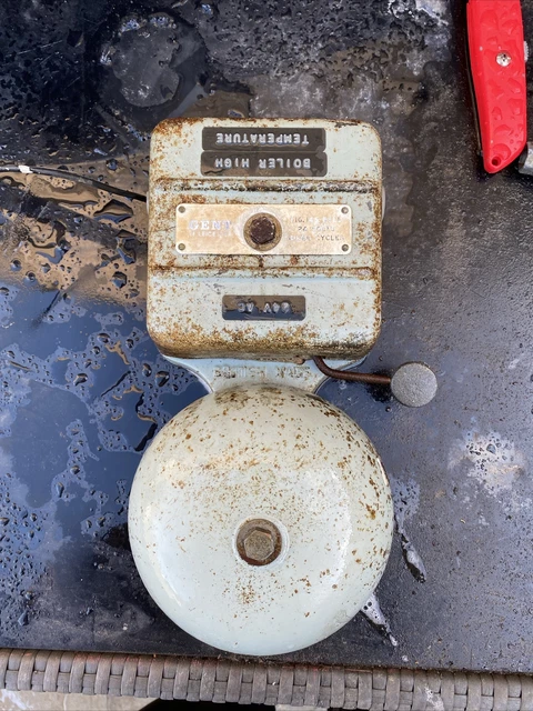 VINTAGE INDUSTRIAL FIRE Alarm Bell Gent Of Leicester - Interior ...
