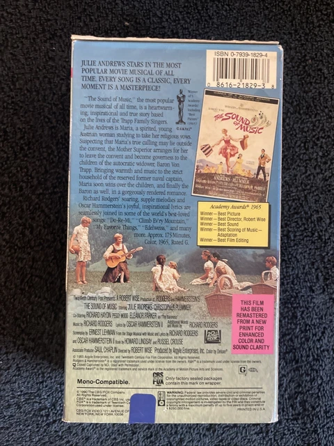 THE SOUND OF MUSIC Silver Anniversary VHS (CBS/Fox, 1990) 2 Tapes £4.41 ...