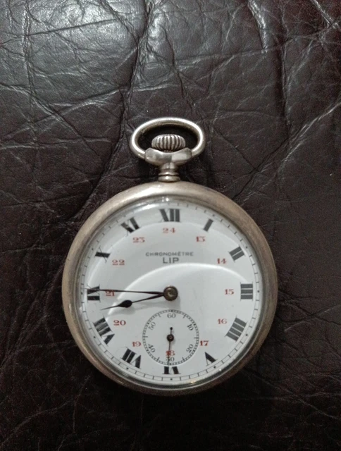 MONTRE ANCIENNE GOUSSET chronomètre LIP - Boîtier Argent EUR 100,00 - PicClick FR