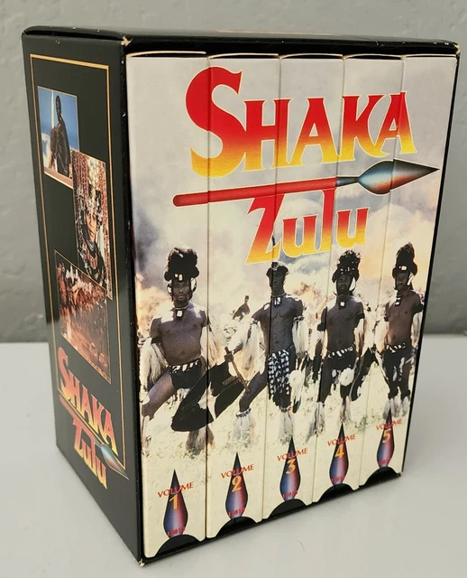 SHAKA ZULU 1986 VHS Box Set 80's TV Series £18.61 - PicClick UK