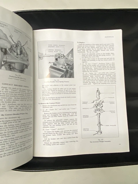 FORD CONSUL ZEPHYR Zodiac MK1 MK2 Workshop Manual £20.00 - PicClick UK