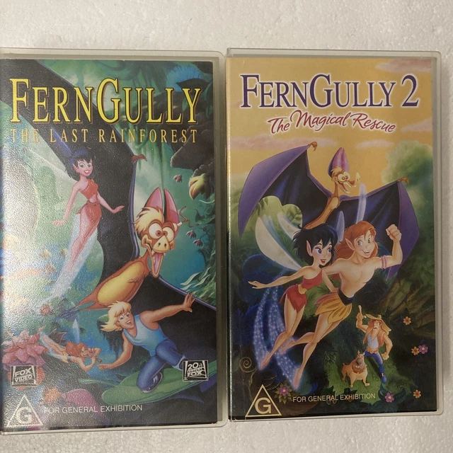 FERNGULLY THE LAST Rainforest & FernGully 2 The Magical Rescue VHS ...