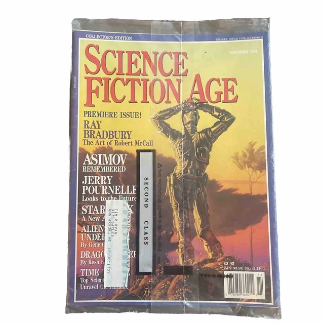 SCIENCE FICTION AGE Magazine 1992 NOV Ray Bradbury / Star Trek (Sealed ...