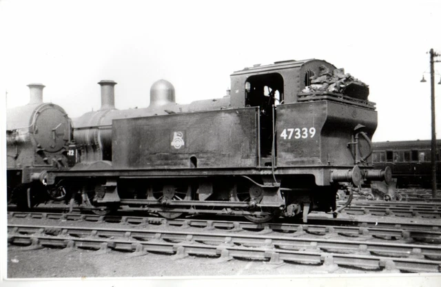RAIL PHOTO LMS 060t 47339 Carnforth shed Lancashire LNWR MR FR £2.39 ...