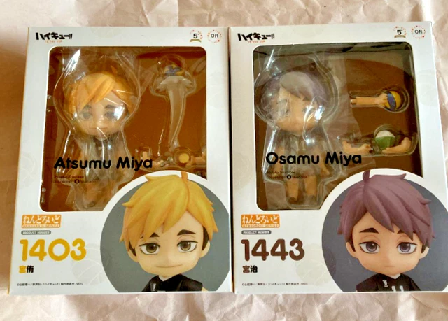 NENDOROID HAIKYUU ATSUMU Miya Osamu Miya Action Figure Set Orange Rouge ...