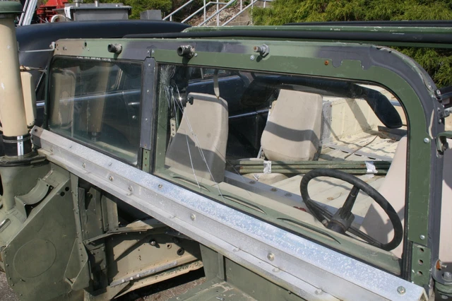 A PILLAR FRONT WINDOW FRAME HMMWV Military M998 HUMMER H1 AM GENERAL ...