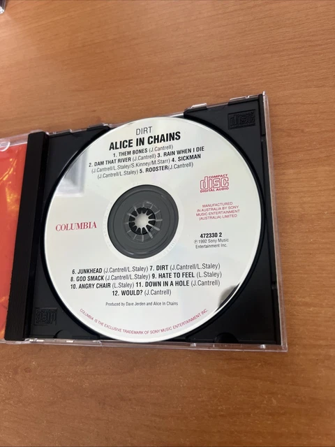 ALICE IN CHAINS Dirt CD 💿-LIKE NEW CONDITION 🔴 $15.00 - PicClick AU
