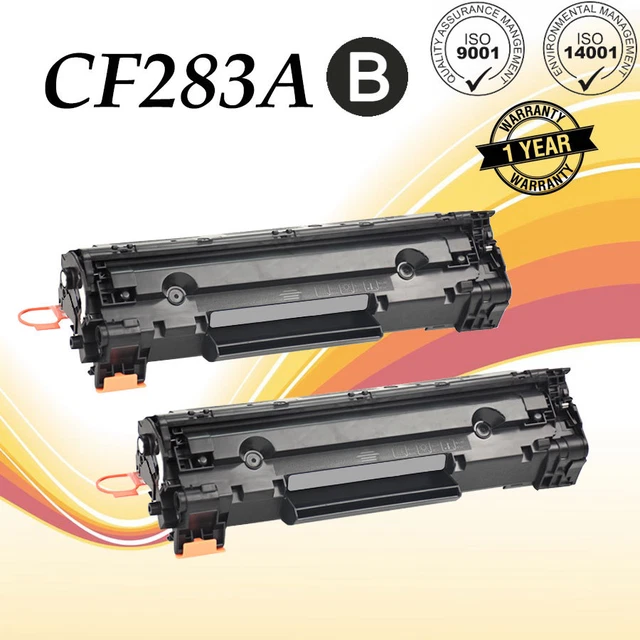 CARTUCCIA TONER 2P 83A CF283A BK per HP LaserJet Pro M127fn M127fw ...