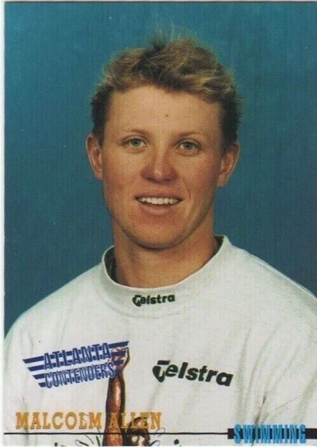 AUSTRALIAN OLYMPIC CARD. Swimming - Malcolm Allan EUR 2,20 - PicClick FR