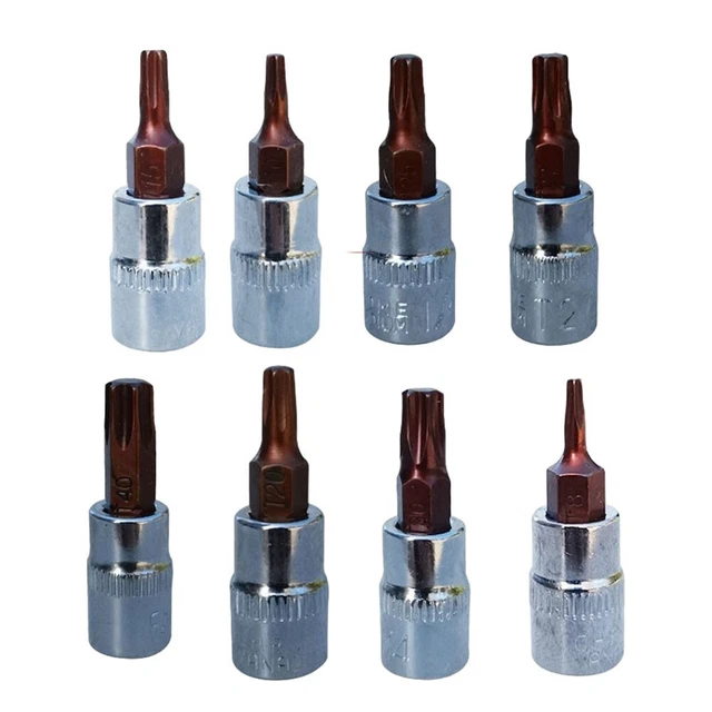 PROFESSIONAL GRADE HEX Torx Screwdriver Bit Socket Set 1/4 Drive T8 T40 2pcs $14.97 - PicClick AU