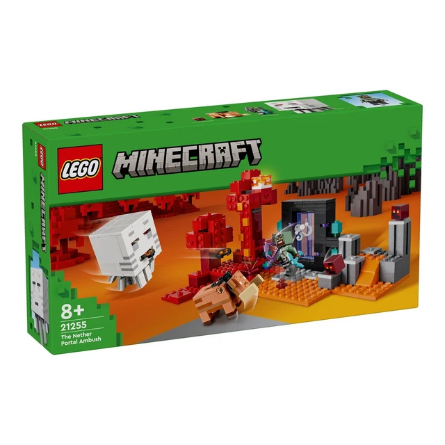 LEGO MINECRAFT (21255) - Ambush at the Netherportal - NEW/ORIGINAL ...