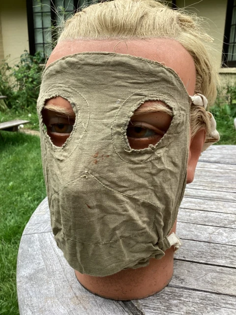 ORIGINAL WW2 SAS lee Enfield sniper windproof smock desert face mask ...