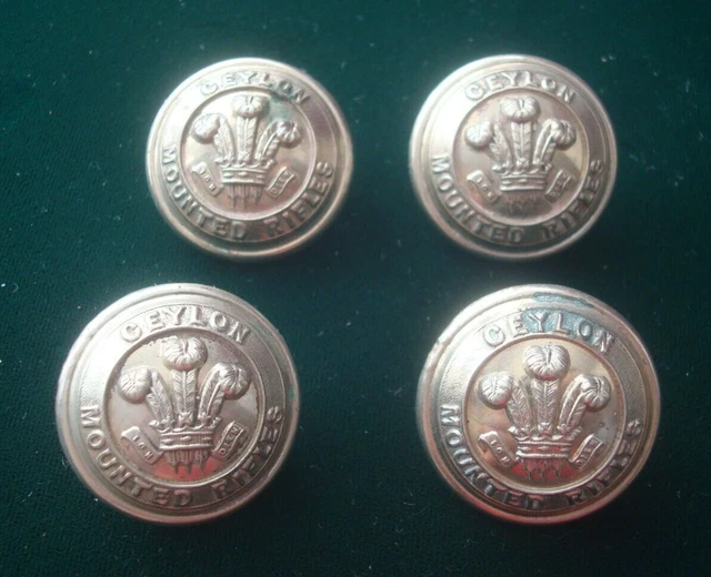 WW2 CEYLON MOUNTED Rifles 1887 - 1938 Buttons £14.99 - PicClick UK